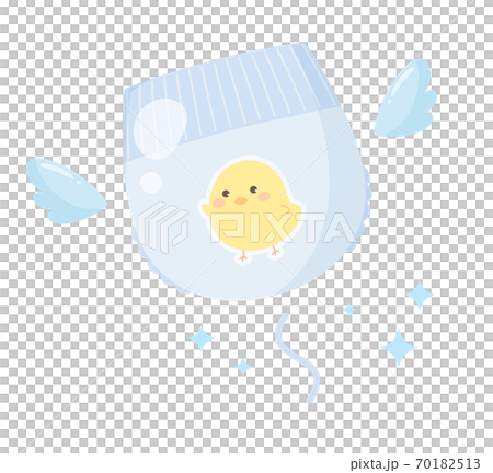 Diaper graduation_Goodbye diaper illustration - Stock Illustration ...