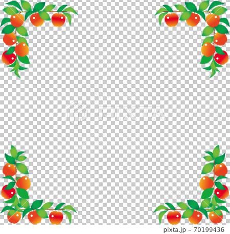 Apple frame frame - Stock Illustration [70199436] - PIXTA