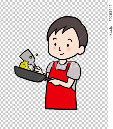 Men who cook - Stock Illustration [70263445] - PIXTA