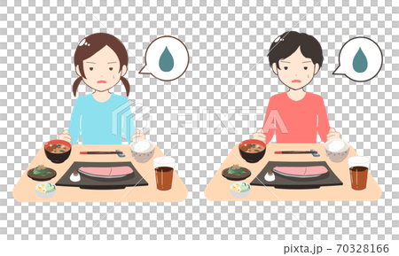 Children who are not good at cooking (no line) - Stock Illustration ...