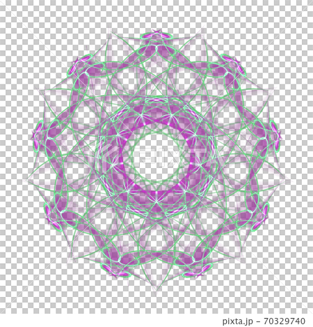 Beautiful nonagon (transparent PNG background)... - Stock Illustration ...