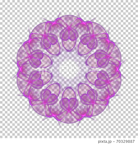 Beautiful decagon (transparent PNG background)... - Stock Illustration ...