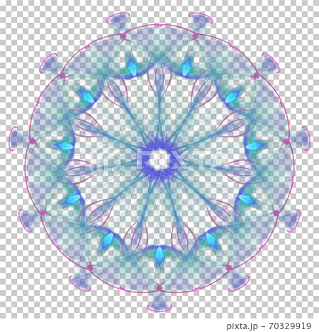 Beautiful hendecagon (transparent PNG... - Stock Illustration [70329919 ...