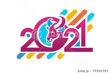 2021 symbol of the year bullのイラスト素材 [70502595] - PIXTA