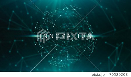 Innovation Conceptual Technologic Background...のイラスト素材 [70529208] - PIXTA