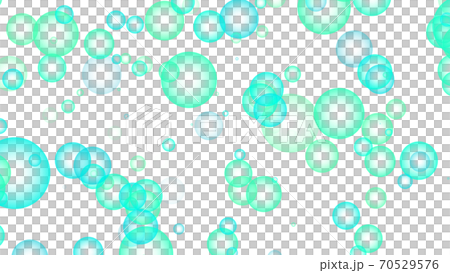 CG bubble background material for many floating... - Stock Illustration ...