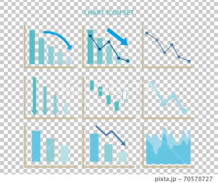 Graph vector illustration set Graph line graph... - Stock Illustration ...