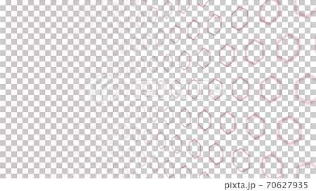 CG Hexagon Multiple hexagons lined up - Stock Illustration [70627935 ...