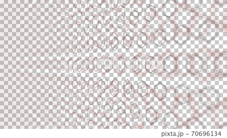 CG Hexagon Multiple hexagons lined up - Stock Illustration [70696134 ...