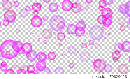 CG bubble background material for many floating... - Stock Illustration ...
