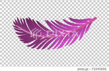 Vector illustration of colored plume.-插圖素材 [71045608] - PIXTA圖庫