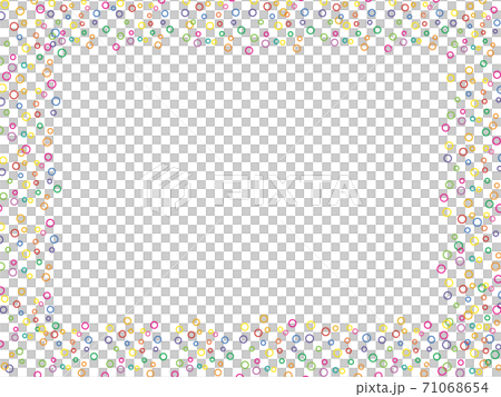 Colorful ring frame (small) - Stock Illustration [71068654] - PIXTA