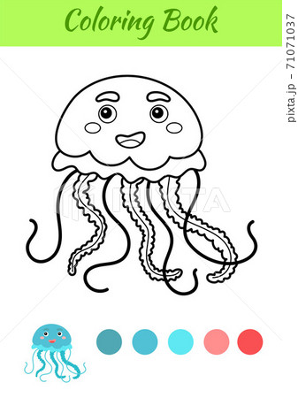 jellyfish coloring book