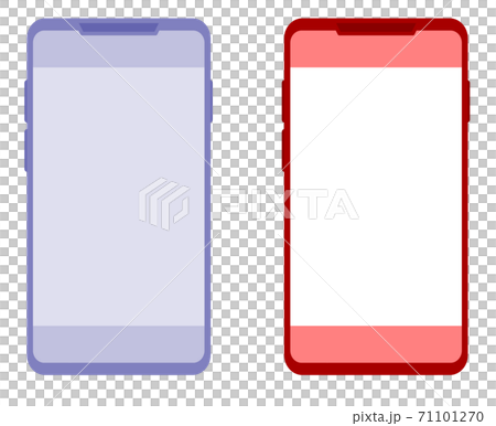 Illustration of multiple smartphones side by side - Stock Illustration ...