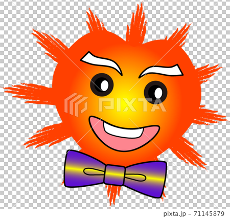 solar, sun, cartoon character - Stock Illustration [71145879] - PIXTA