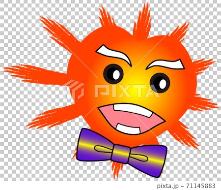 solar, sun, cartoon character - Stock Illustration [71145883] - PIXTA