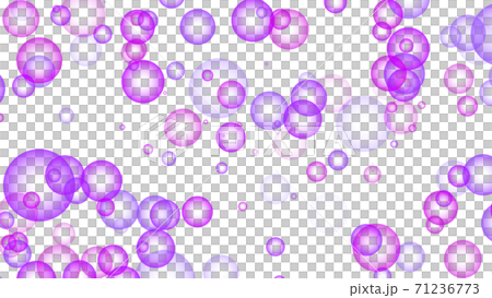CG bubble background material for many floating... - Stock Illustration ...