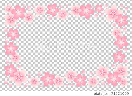 [Vector illustration material] Sakura frame... - Stock Illustration ...