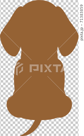 Dog back icon - Stock Illustration [71383859] - PIXTA