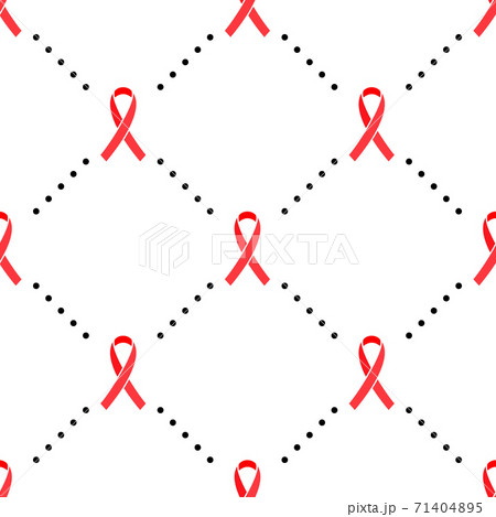 Vector seamless geometric pattern with red...のイラスト素材 [71404895] - PIXTA