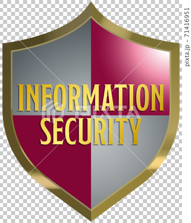 Information Security_ Security-inspired red... - Stock Illustration ...
