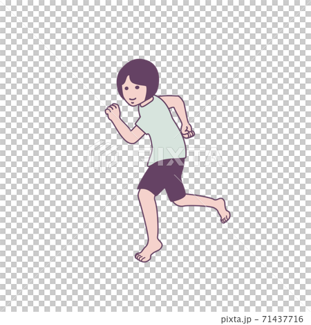 Physical education pose Yoi Don with main line... - Stock Illustration ...