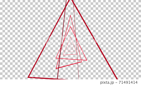 CG triangle: Multiple rotating triangles - Stock Illustration [71491414 ...