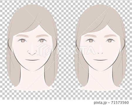 Comparison woman with a sharp nose - Stock Illustration [71573560] - PIXTA