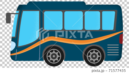 Blue bus vector illustration - Stock Illustration [71577435] - PIXTA
