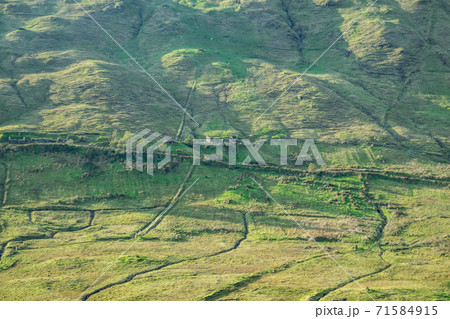 View of the bluestack mountains viewing towards...の写真素材 [71584915] - PIXTA