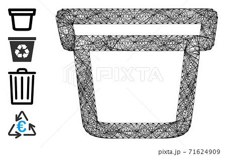 Network Pail Vector Meshのイラスト素材 [71624909] - PIXTA