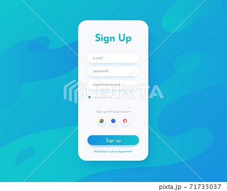 Sign Up Vector