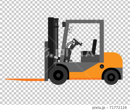 Forklift - Stock Illustration [71772126] - PIXTA