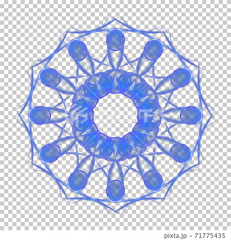 Beautiful dodecagon (transparent PNG... - Stock Illustration [71775435 ...