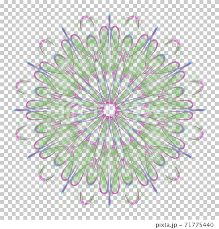 Beautiful dodecagon (transparent PNG... - Stock Illustration [71775440 ...