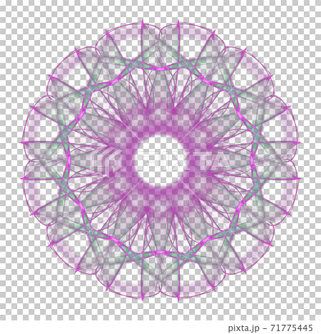 Beautiful dodecagon (transparent PNG... - Stock Illustration [71775445 ...
