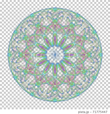 Beautiful dodecagon (transparent PNG... - Stock Illustration [71775447 ...