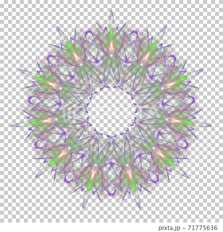 Beautiful hendecagon (transparent PNG... - Stock Illustration [71775636 ...