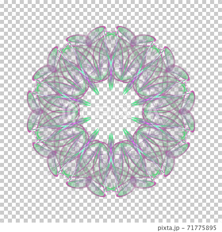 Beautiful decagon (transparent PNG background)... - Stock Illustration ...