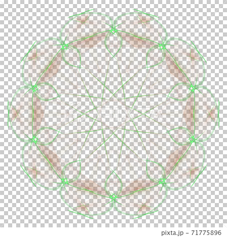 Beautiful decagon (transparent PNG background)... - Stock Illustration ...
