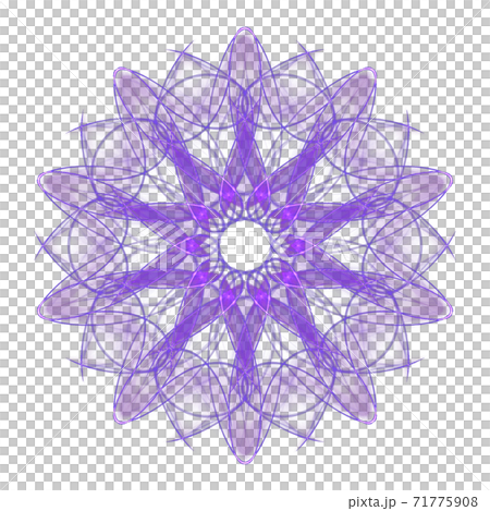 Beautiful decagon (transparent PNG background)... - Stock Illustration ...