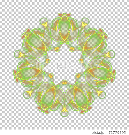 Beautiful heptagon (transparent PNG background)... - Stock Illustration ...