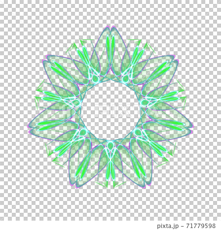 Beautiful heptagon (transparent PNG background)... - Stock Illustration ...