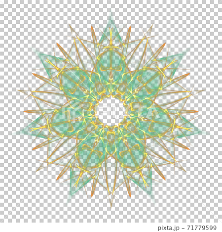 Beautiful heptagon (transparent PNG background)... - Stock Illustration ...