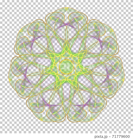 Beautiful heptagon (transparent PNG background)... - Stock Illustration ...