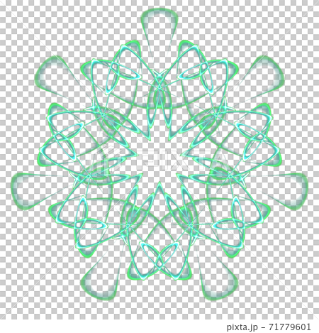Beautiful heptagon (transparent PNG background)... - Stock Illustration ...
