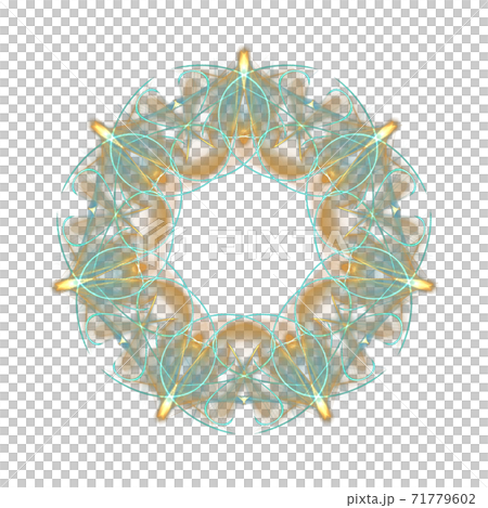 Beautiful heptagon (transparent PNG background)... - Stock Illustration ...