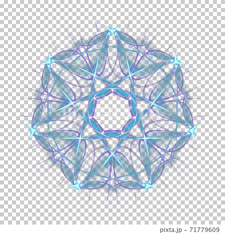 Beautiful heptagon (transparent PNG background)... - Stock Illustration ...