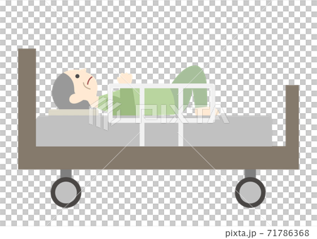 Elderly man with contracture - Stock Illustration [71786368] - PIXTA