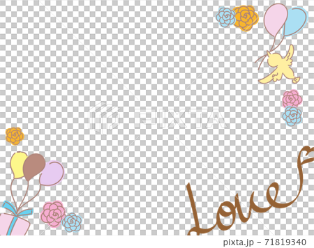 Cute fairy tale frame - Stock Illustration [71819340] - PIXTA